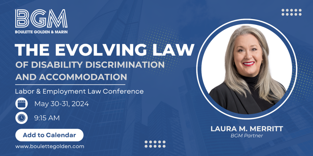 The Evolving Law of Disability Discrimination and Accommodation ...